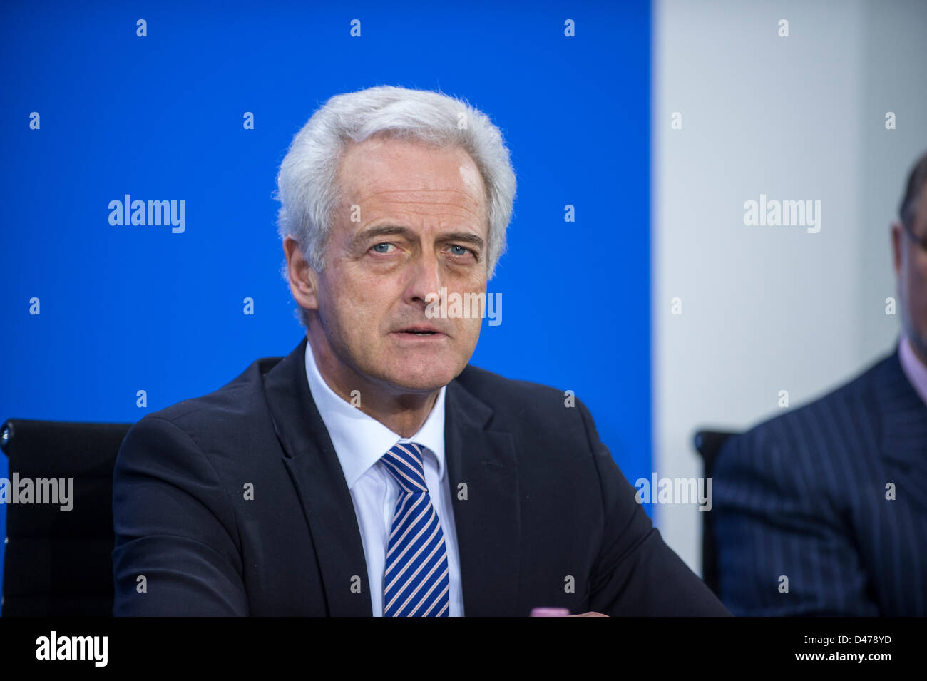 Berlin, Germany. 7th March 2013. German Chancellor Angela Merkel speak ...