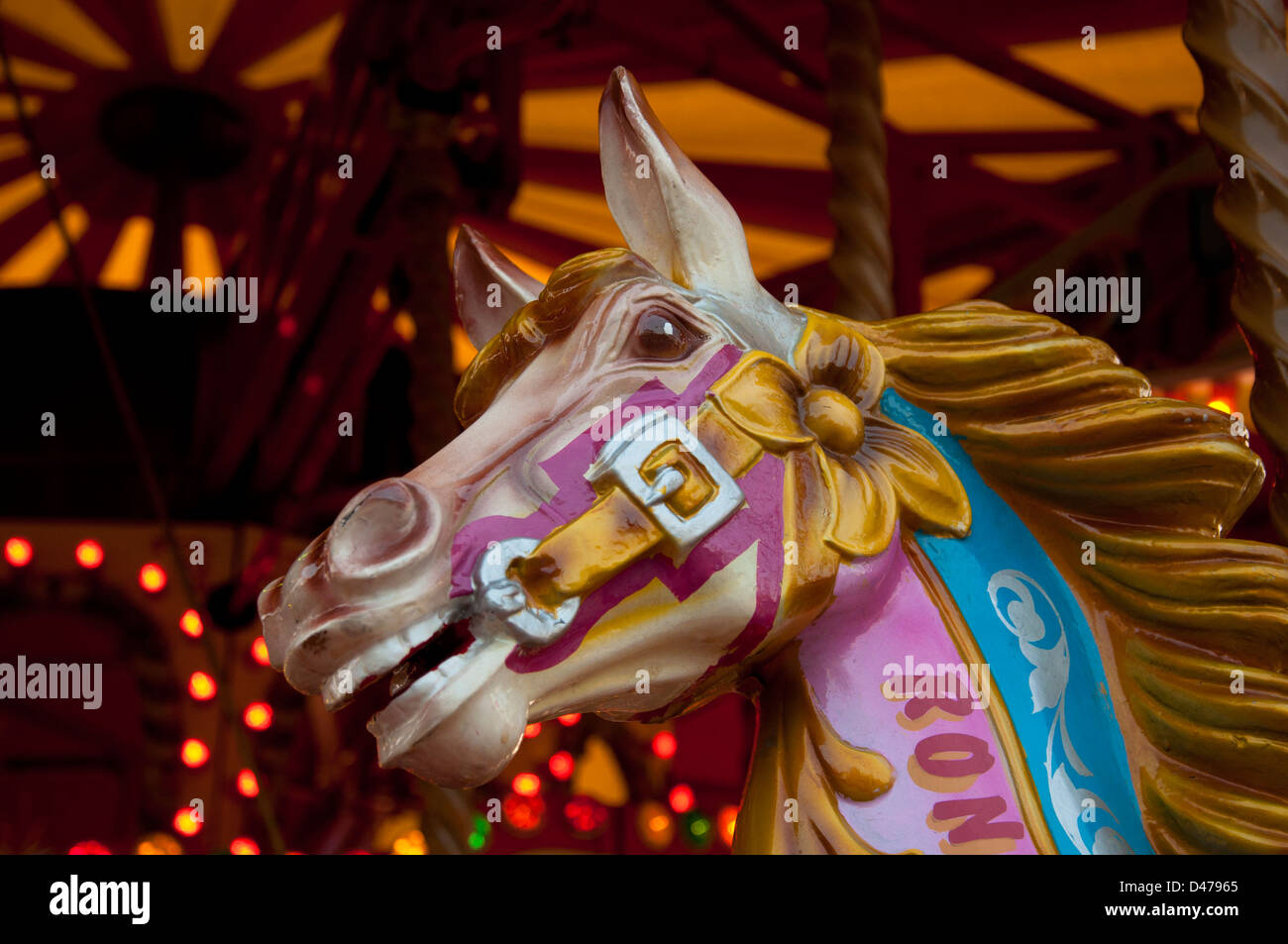 Fairground ride horse hi-res stock photography and images - Alamy