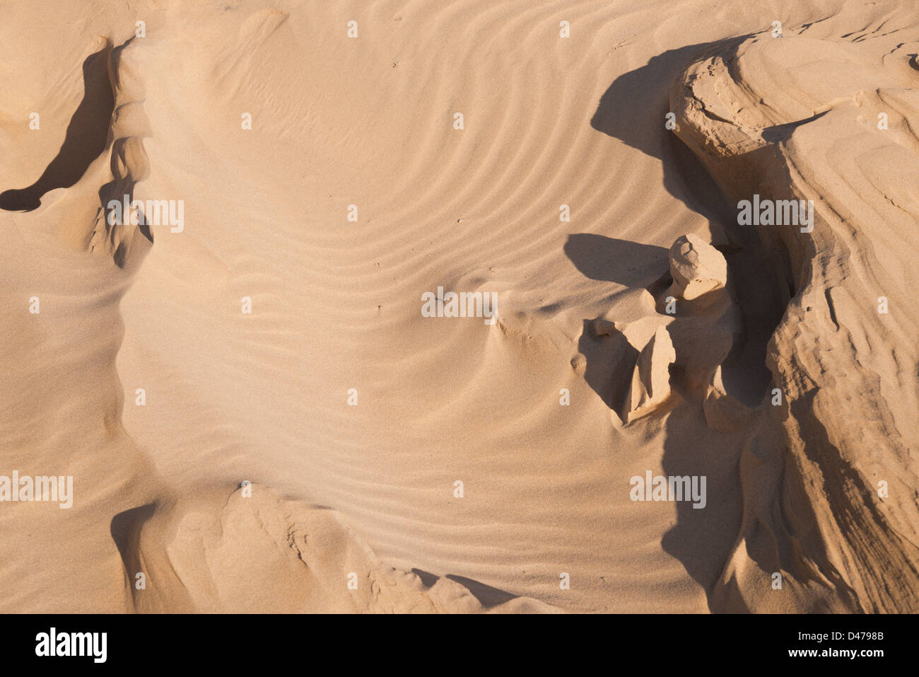 wind blown sand on a beach Stock Photo - Alamy