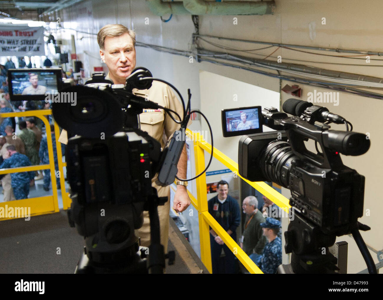 The Vice Chief of Naval Operations (VCNO) discusses Navy operations and ...