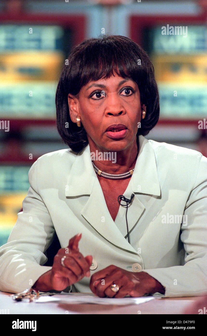 Chair of the Black Congressional Caucus, Rep. Maxine Waters (D-CA ...