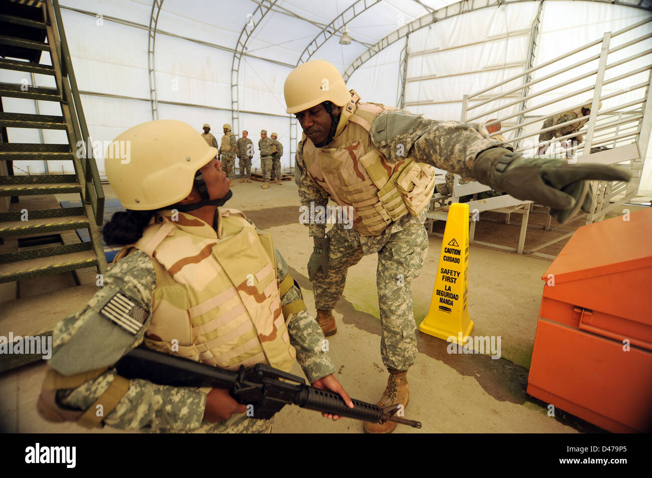 Students in the Medical Training Program at Camp Pendleton, California ...