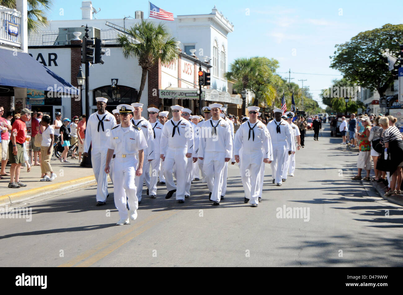 Sailors from Naval Air Station Key West participate in the Flagler ...