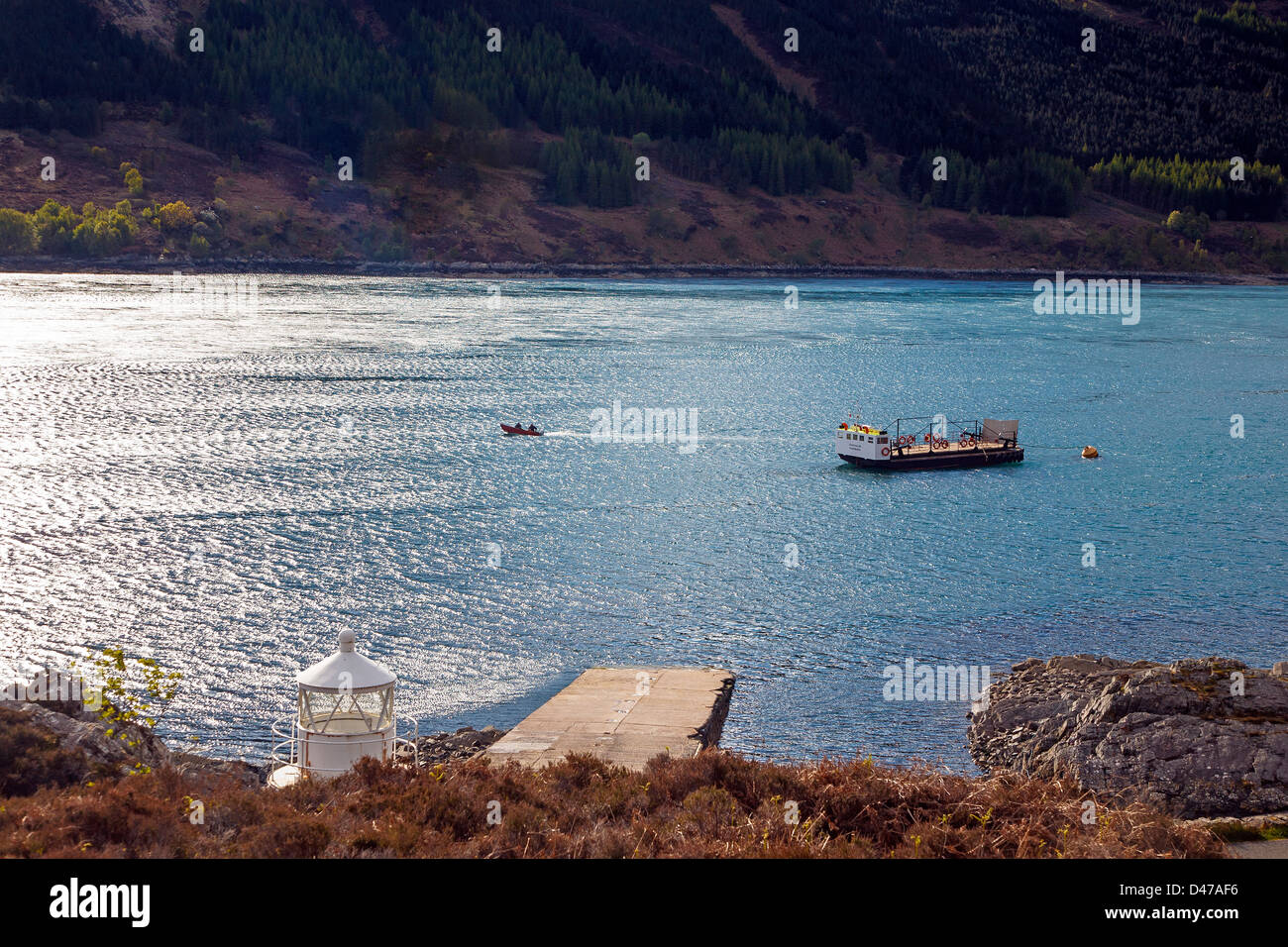 Kylerhea to Glenelg ferry, Highlands, Scotland, UK Stock Photo - Alamy