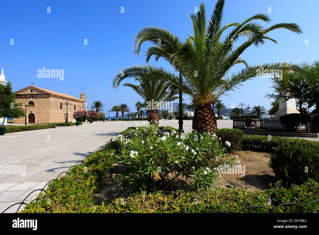 Saint Nicholas church in Solomos Square, Zakynthos town, Zakynthos ...