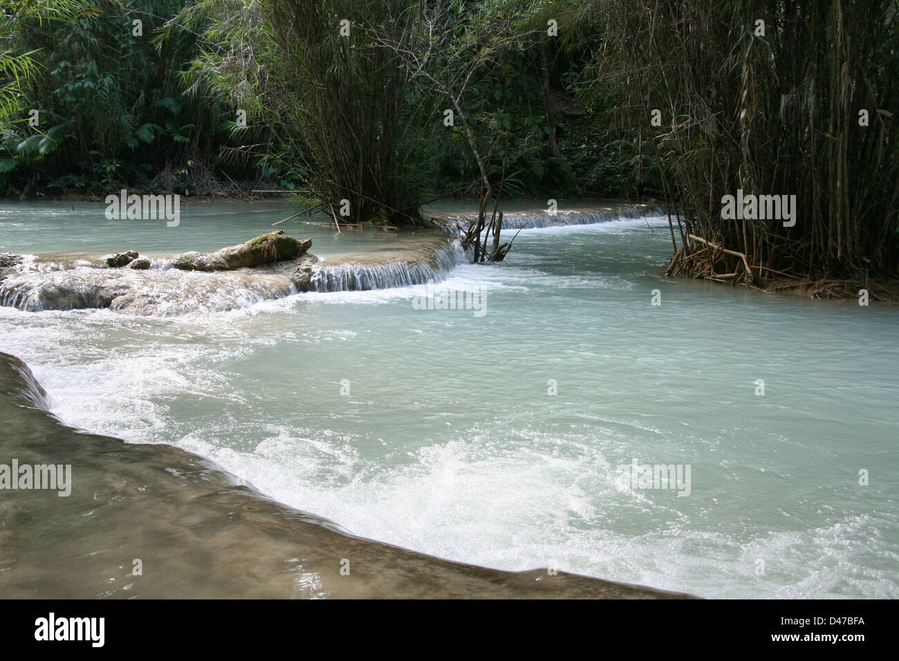 Kuang Xi Falls, luang prabang, Laos Stock Photo - Alamy