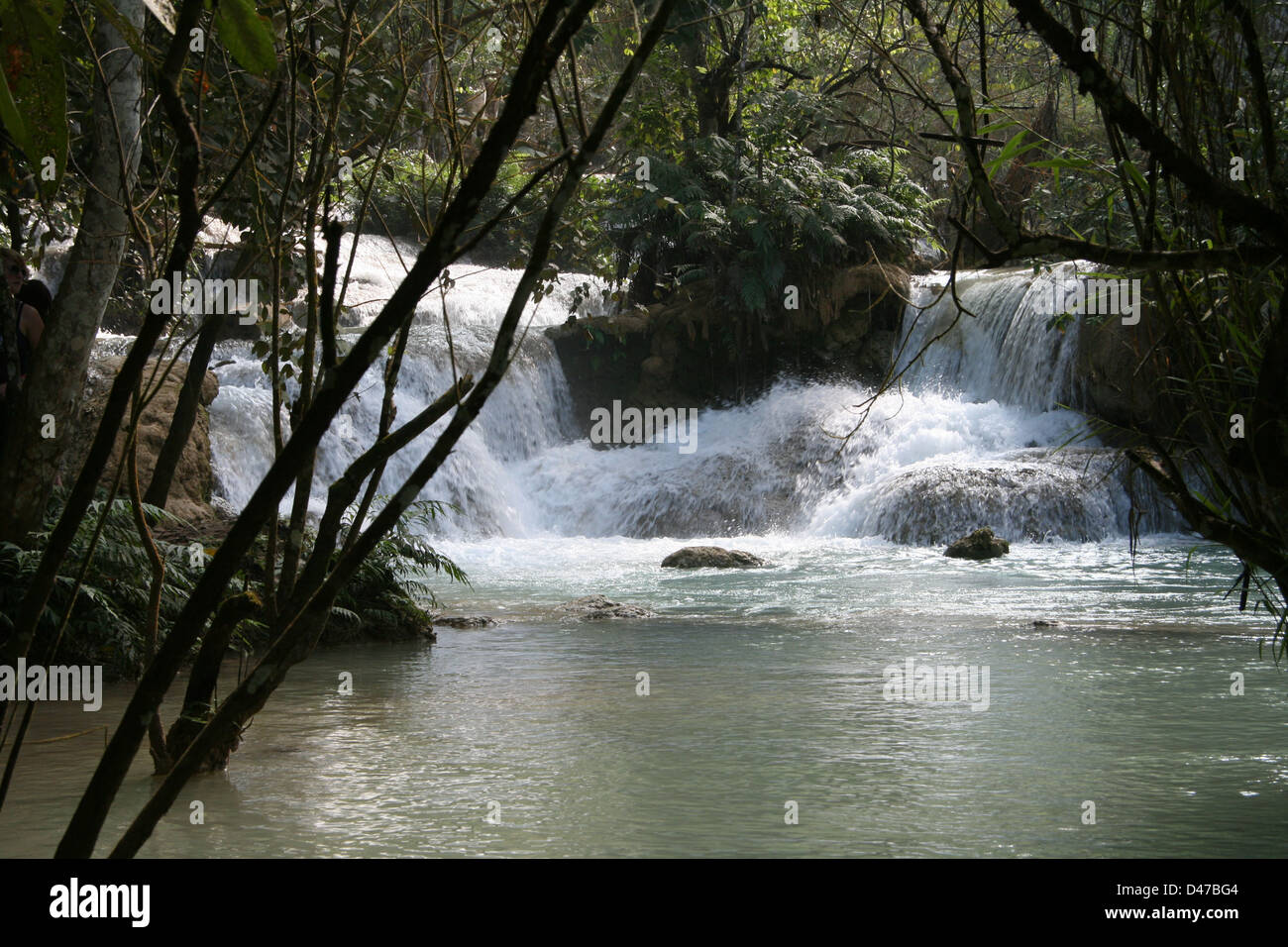 Kuang Xi Falls, luang prabang, Laos Stock Photo - Alamy