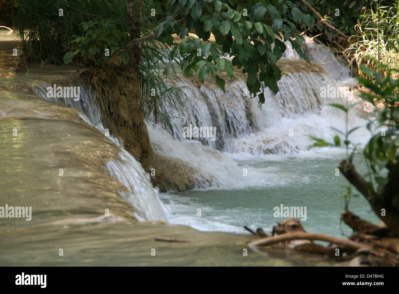 Kuang Xi Falls, luang prabang, Laos Stock Photo - Alamy