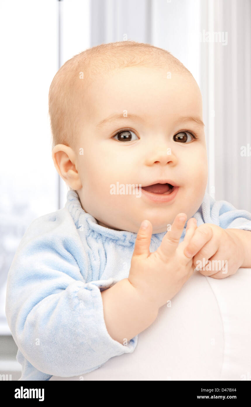 adorable baby at home Stock Photo - Alamy