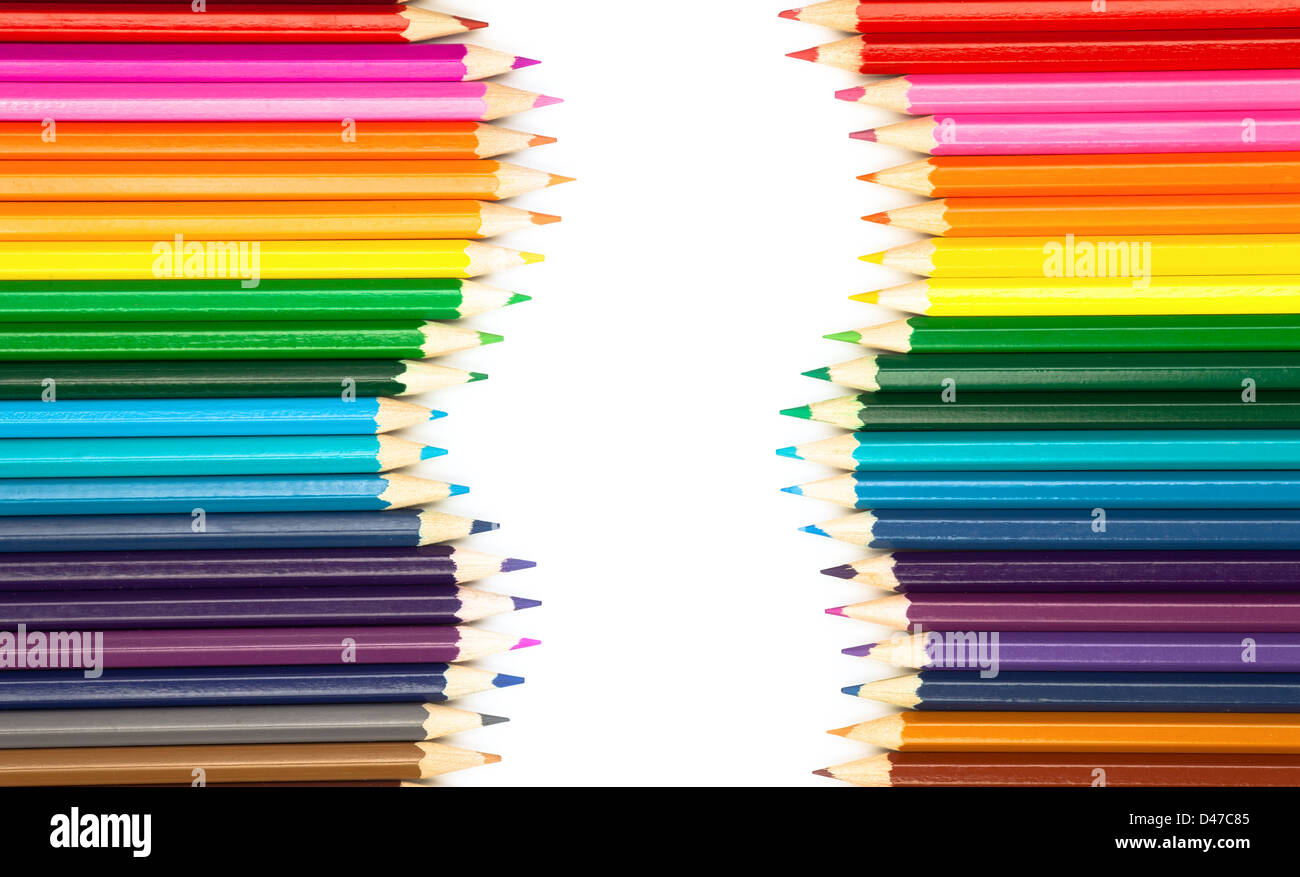 Wave colored pencils hi-res stock photography and images - Alamy