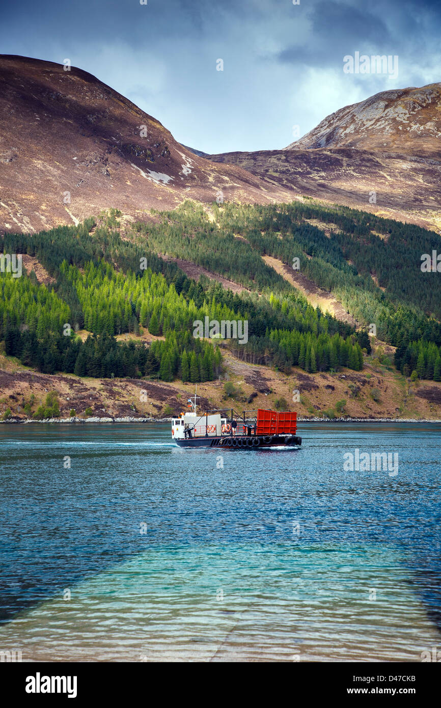 Kylerhea to Glenelg ferry, Highlands, Scotland, UK Stock Photo - Alamy