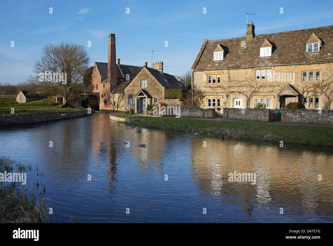 Lower Slaughter, Cotswolds Stock Photo - Alamy