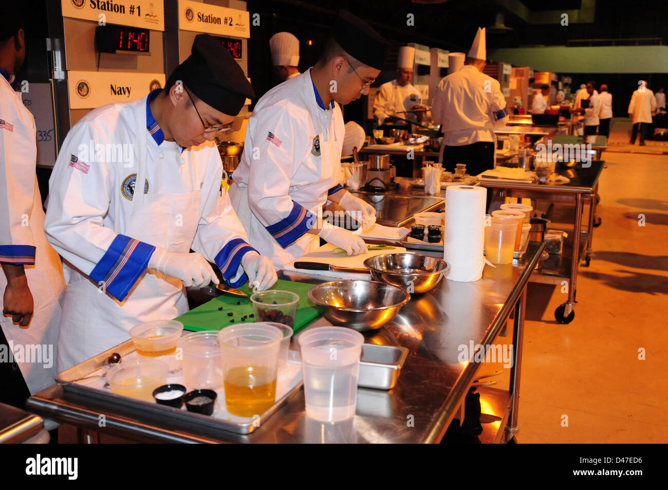 Food competition prep hi-res stock photography and images - Alamy