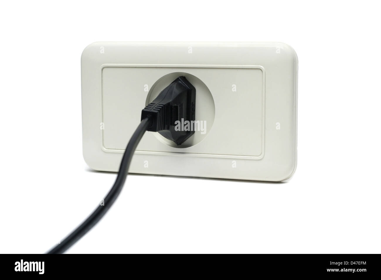 Electrician power socket in Cut Out Stock Images & Pictures - Alamy