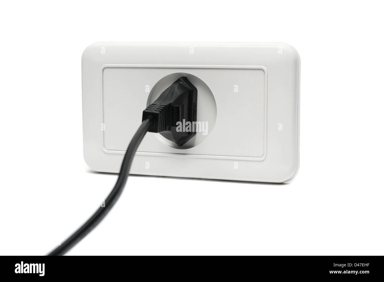 Electrician power socket in Cut Out Stock Images & Pictures - Alamy