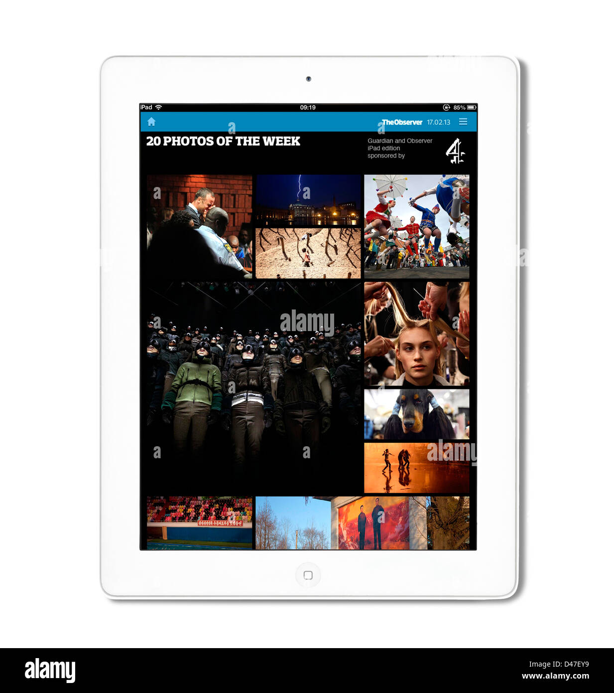 Photos of the Week on the iPad edition of the Guardian/Observer ...