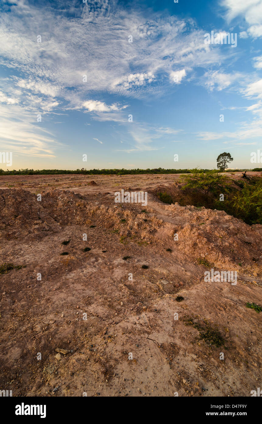 Land and sky in the countryside view nature Stock Photo - Alamy