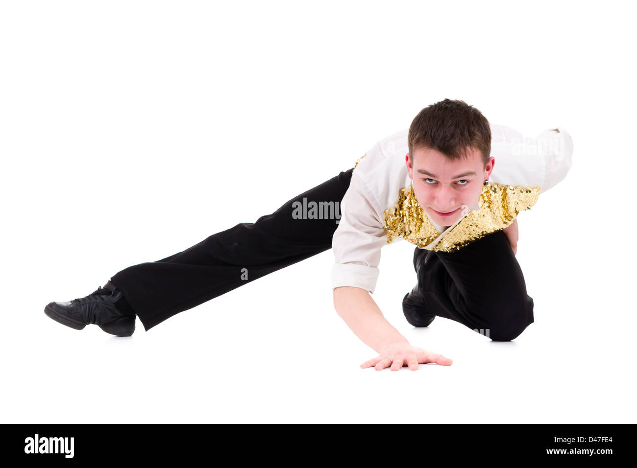 disco dancer man showing some movements Stock Photo - Alamy