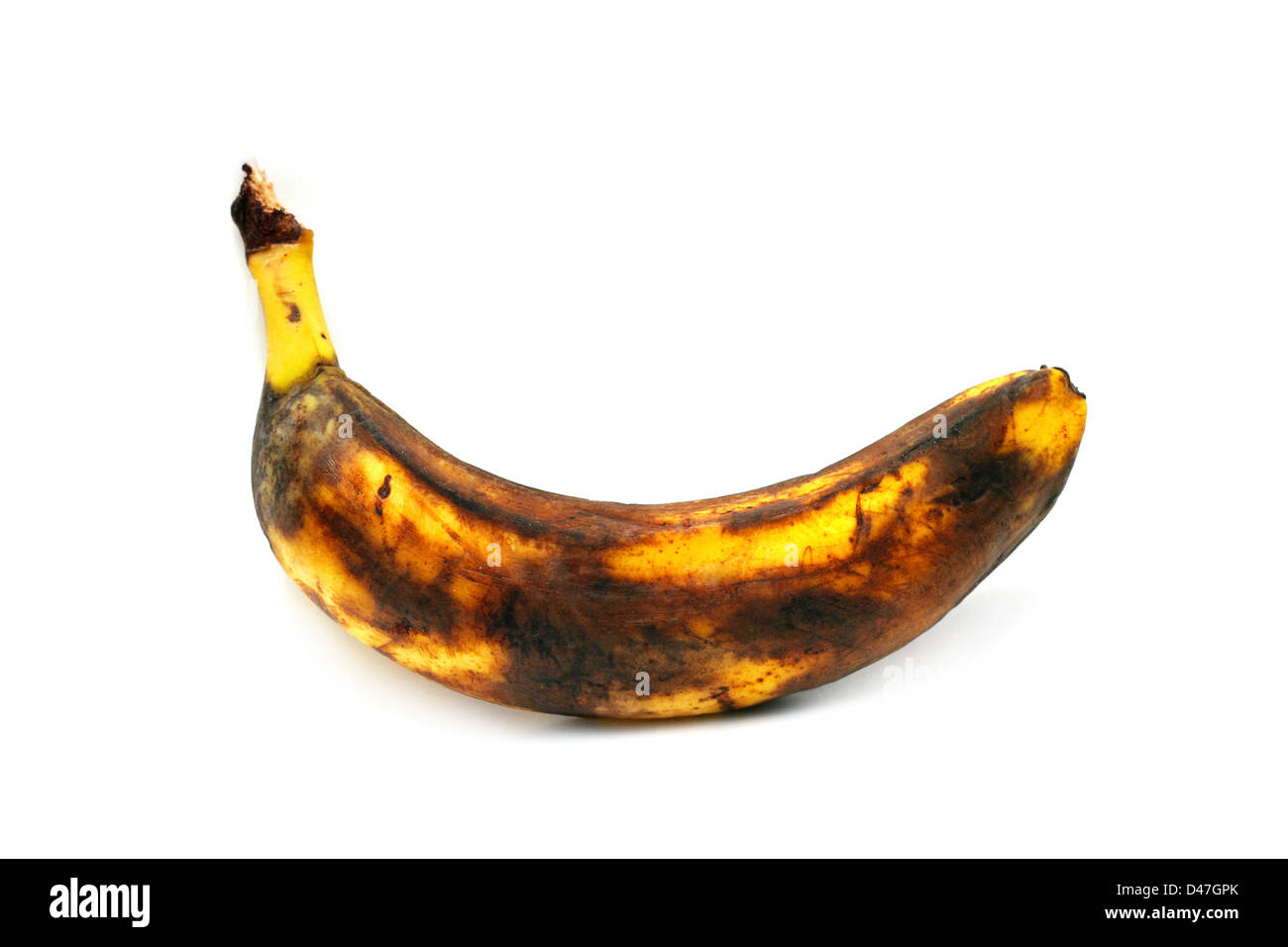 Black banana isolated white hi-res stock photography and images - Alamy