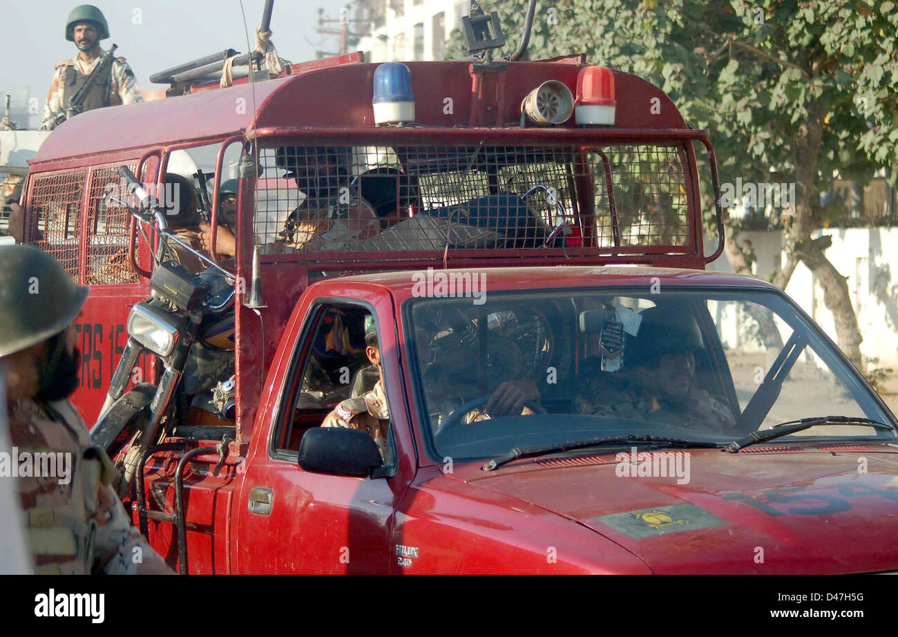 Rangers officials patrolling during search operation against criminals ...