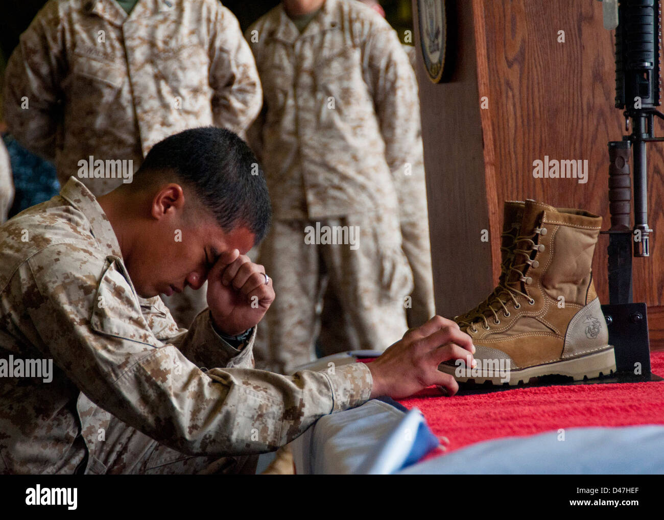 Lance Cpl. Justin Failma honors Hospital Corpsman 3rd Class Kyler L ...