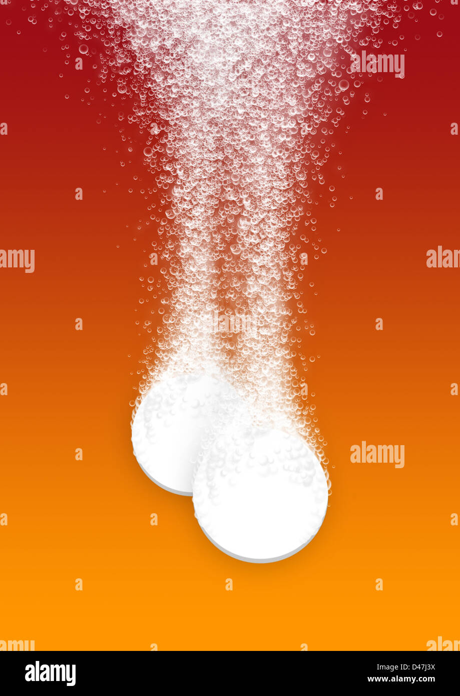 Fizzing tablets in water hi-res stock photography and images - Alamy