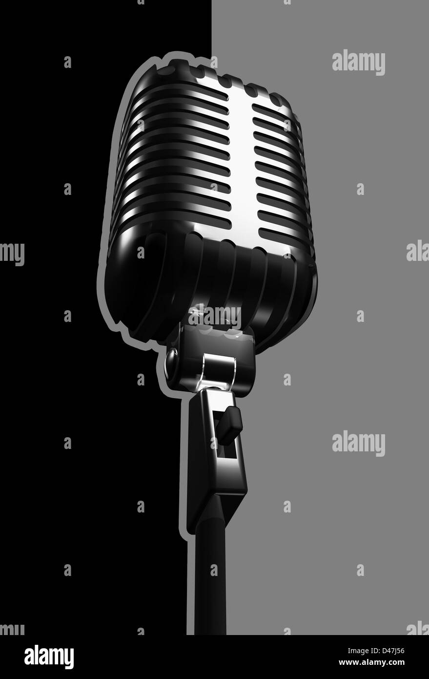 For music retro Black and White Stock Photos & Images - Alamy