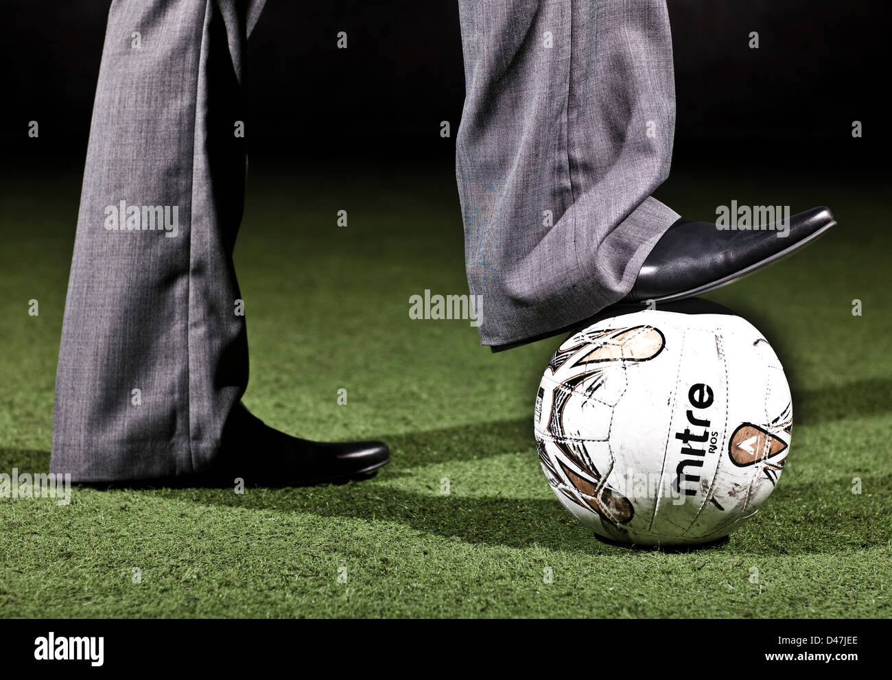 Ball on foot hi-res stock photography and images - Alamy
