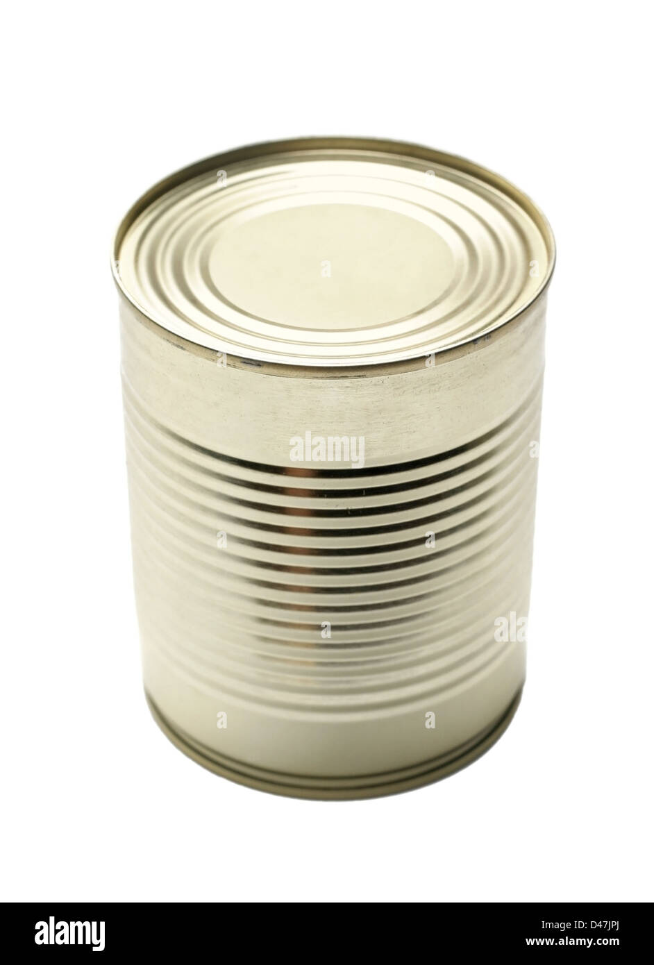 Food can isolated on white Stock Photo - Alamy