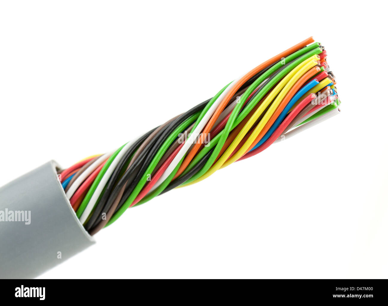 Telephone copper wire hi-res stock photography and images - Alamy