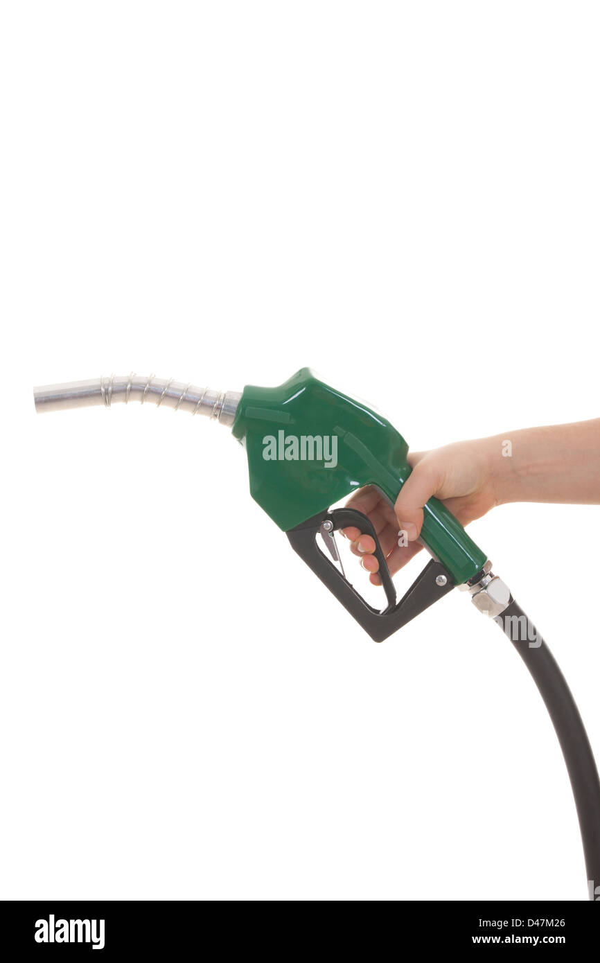gas pump isolated on white Stock Photo - Alamy