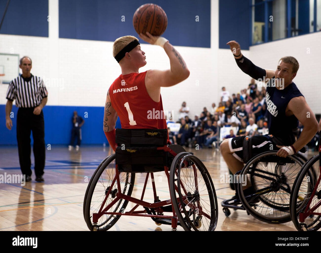 Marine warrior games wheelchair hi-res stock photography and images - Alamy