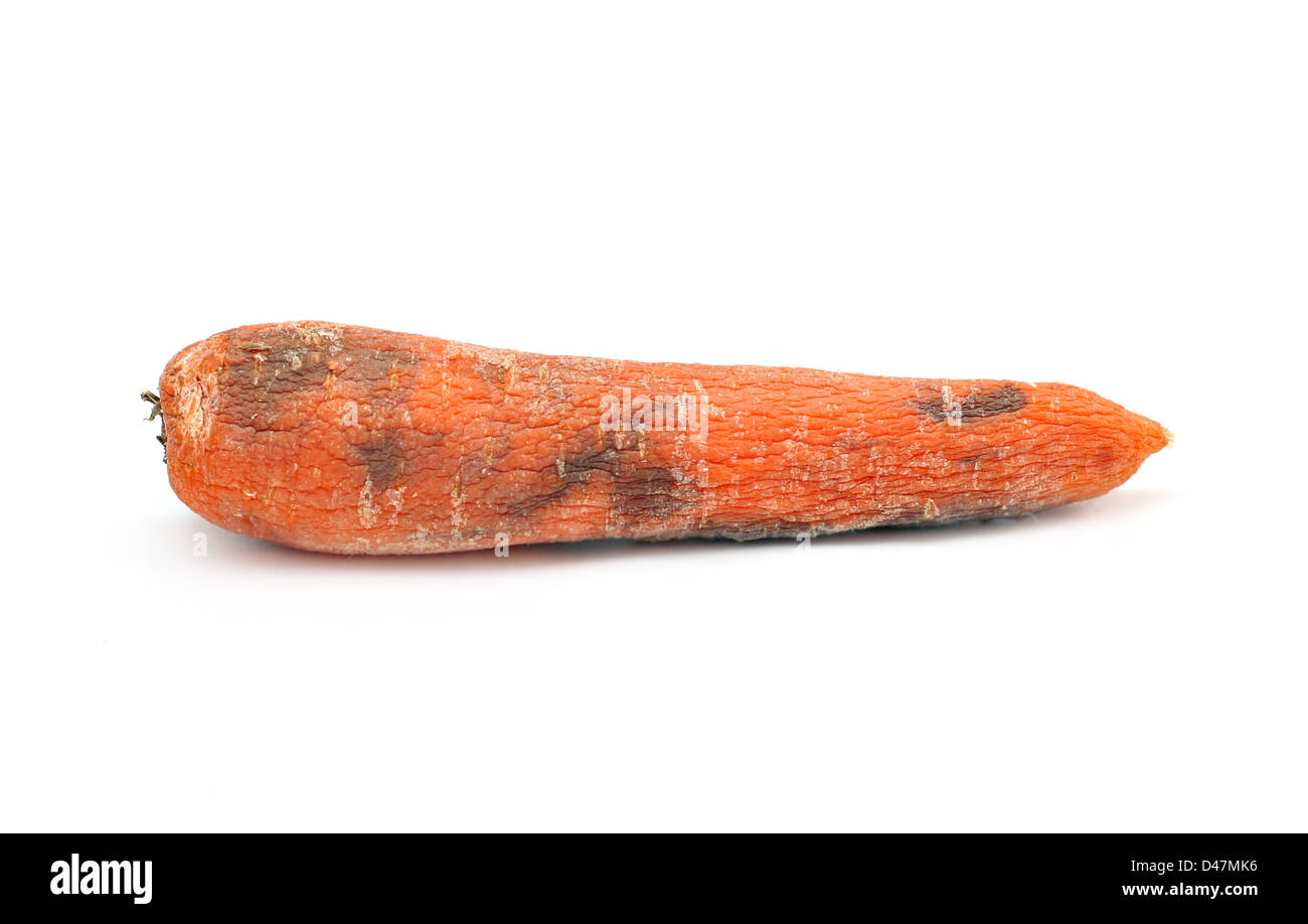 Old carrot isolated on white Stock Photo - Alamy