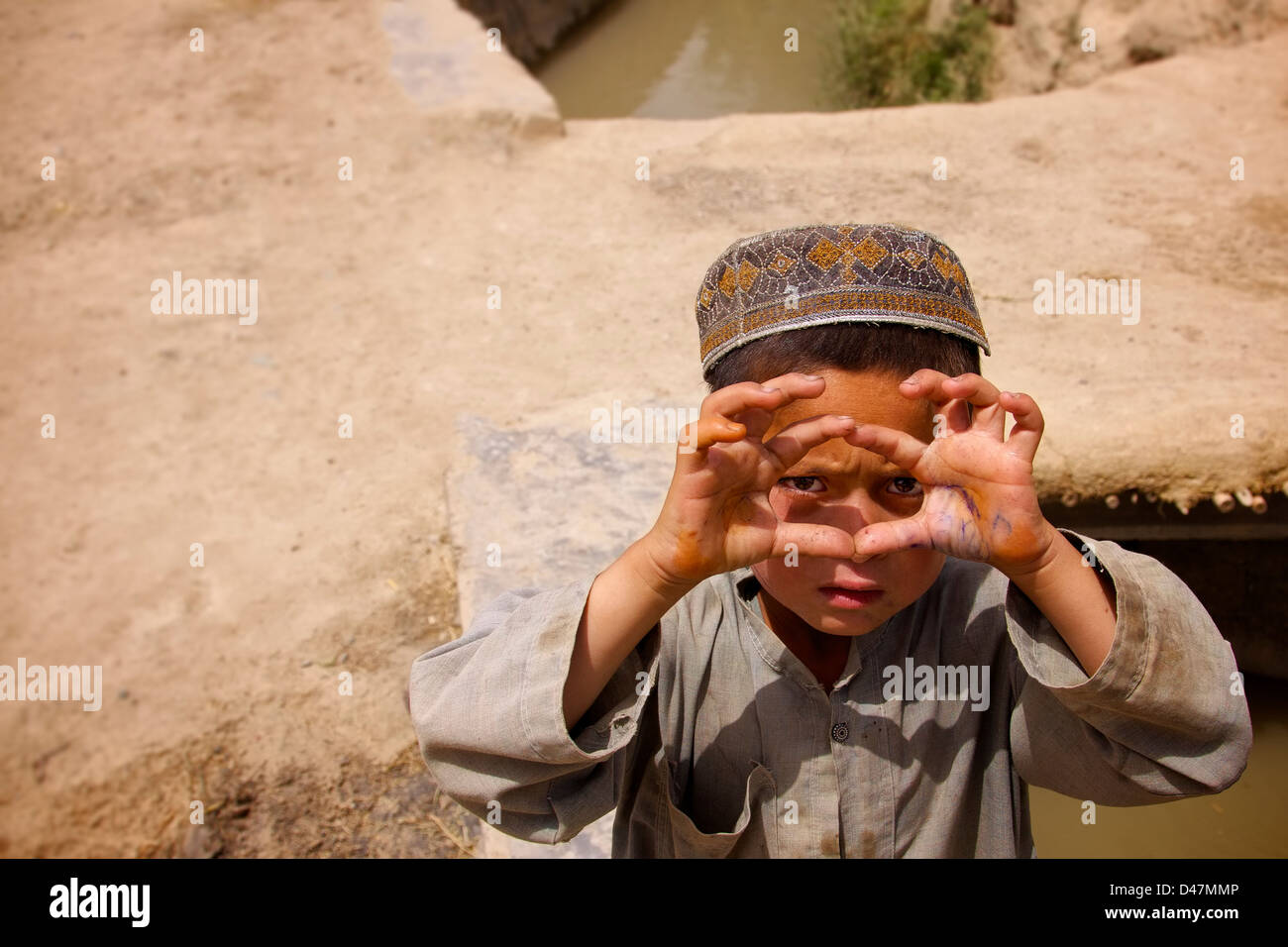 Boy mimicking pretending copying hi-res stock photography and images ...