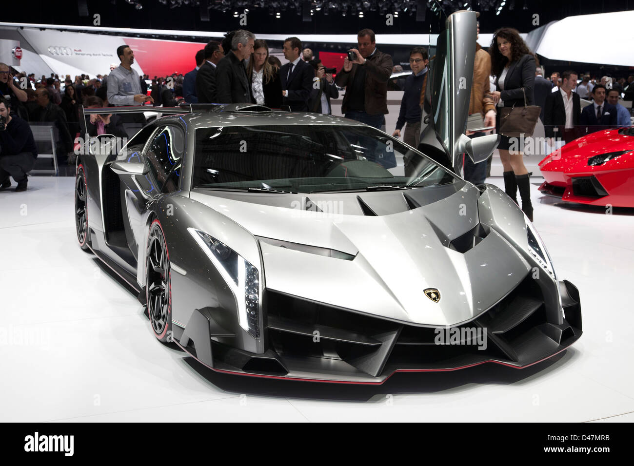 Lamborghini Veneno Geneva Motor Show Stock Photo - Alamy