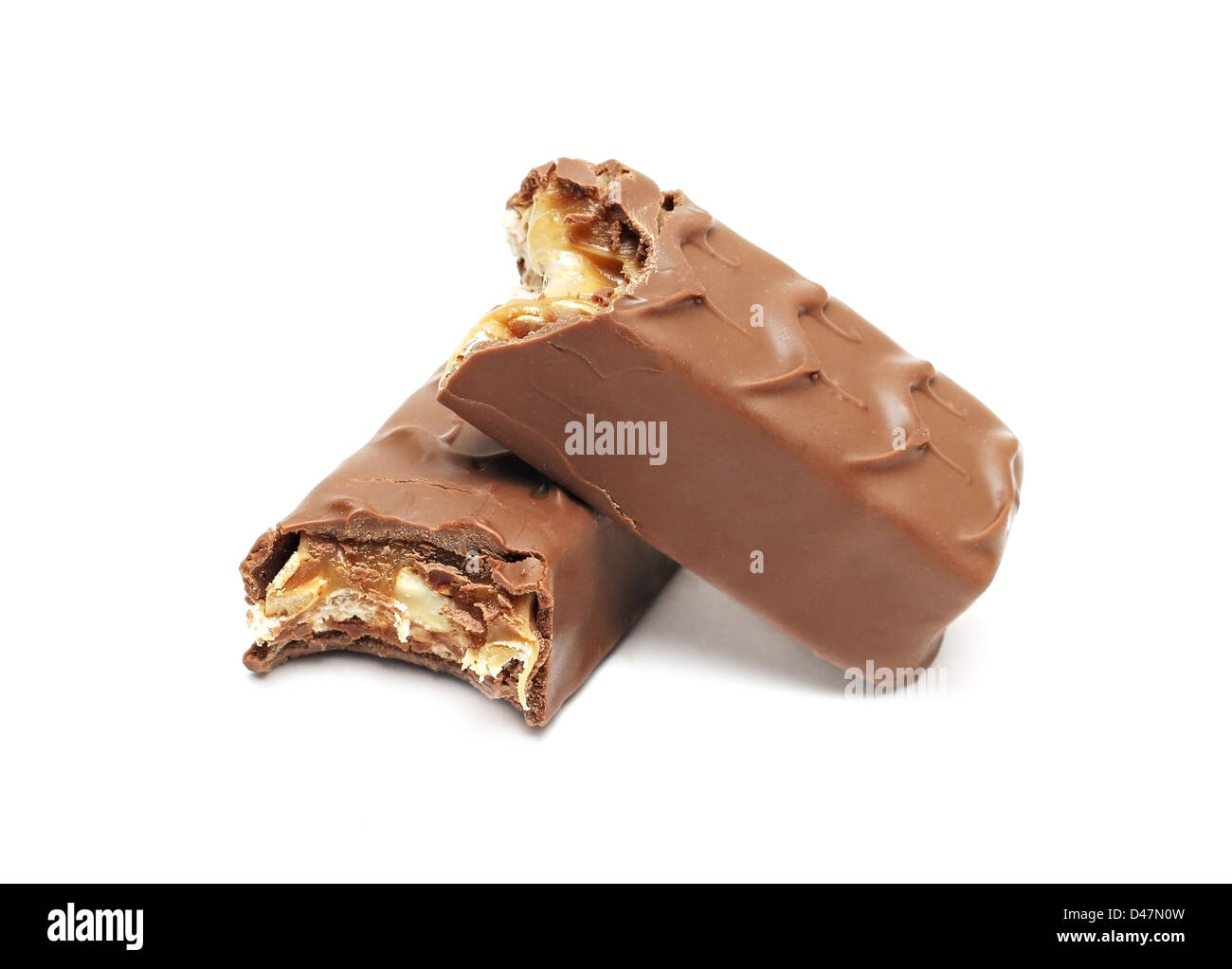 Chocolate pieces isolated hi-res stock photography and images - Alamy