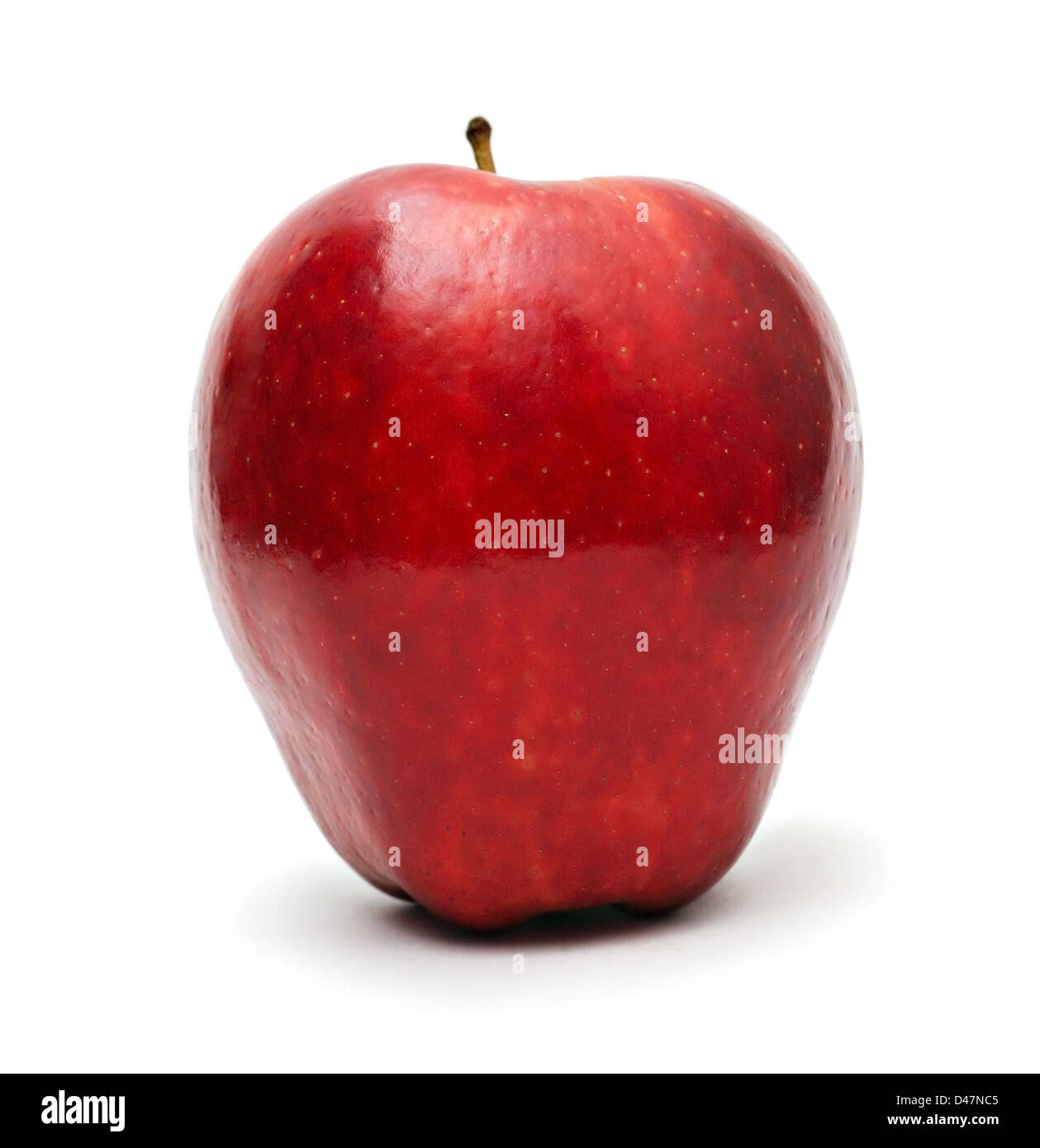 Red apple isolated on white Stock Photo - Alamy