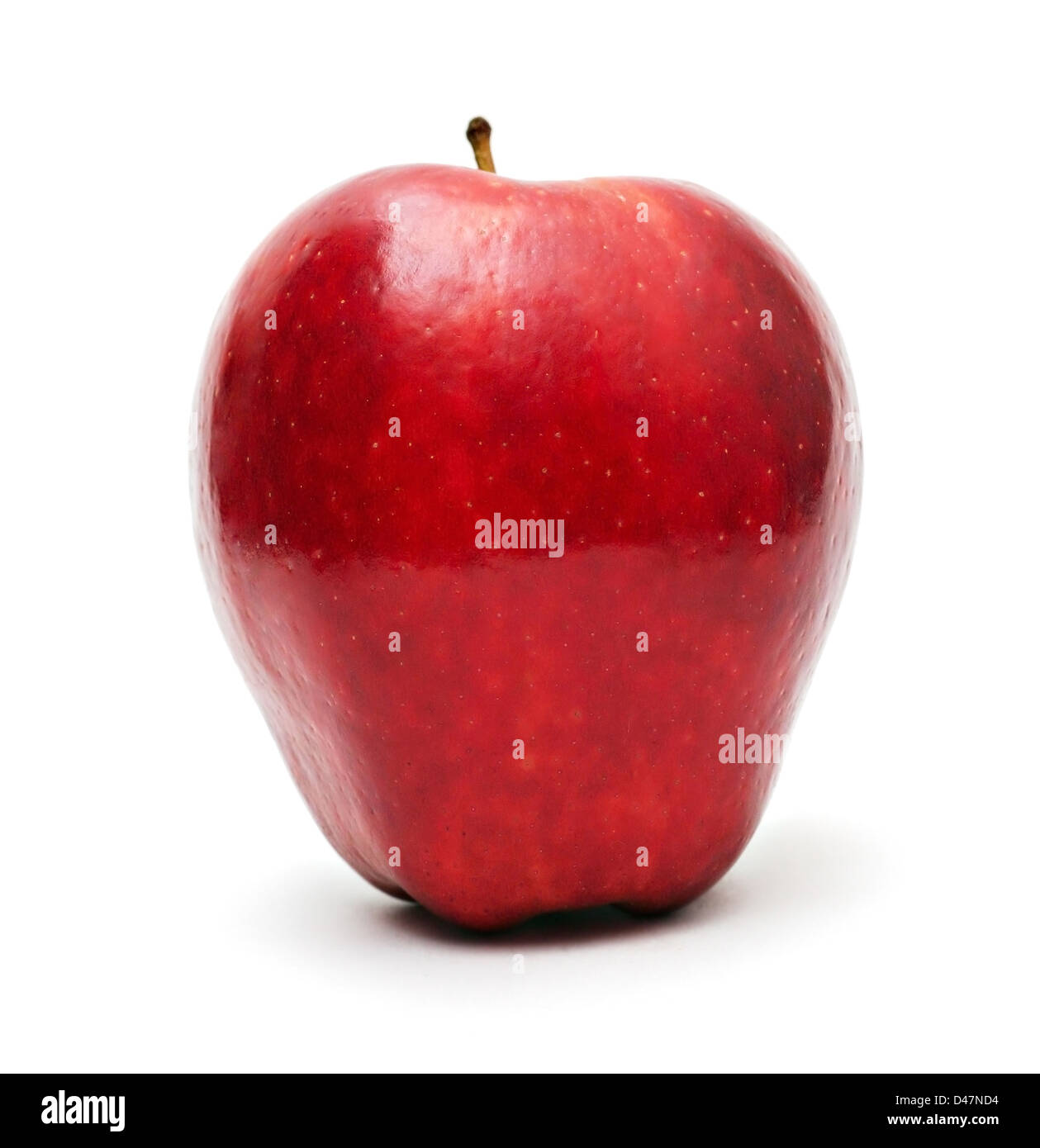 Red apple isolated on white Stock Photo - Alamy