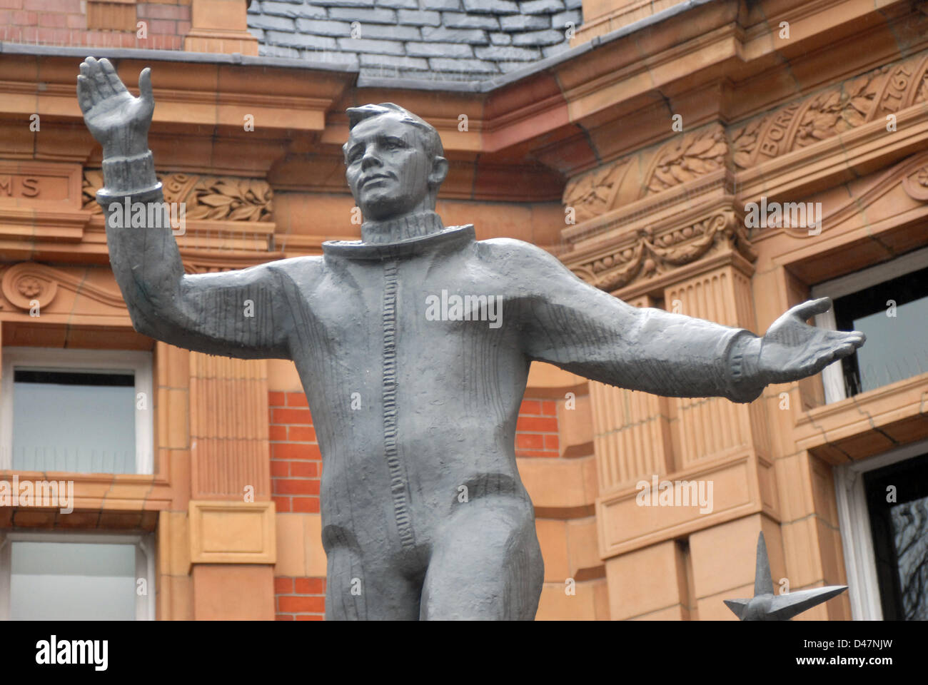 Yuri Gagarin statue unveiled at Royal Observatory 7 March 2013 London ...