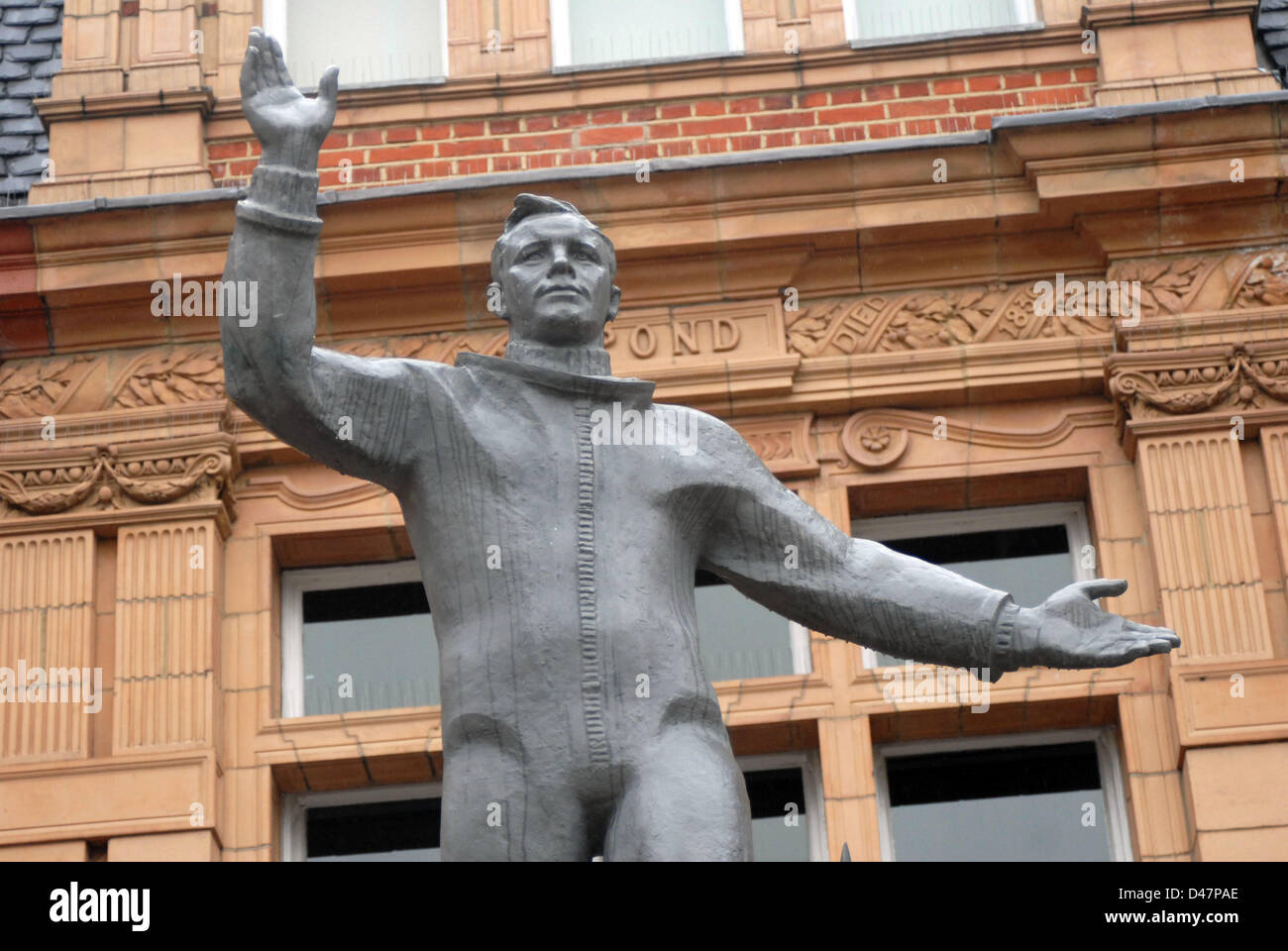 Yuri Gagarin statue unveiled at Royal Observatory 7 March 2013 London ...