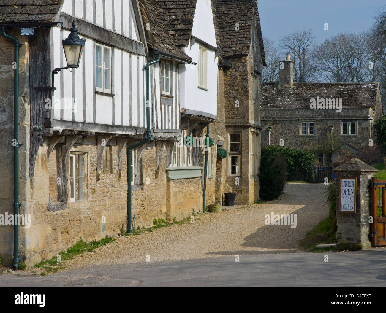 The historic village of Lacock, Wiltshire, England UK Stock Photo - Alamy