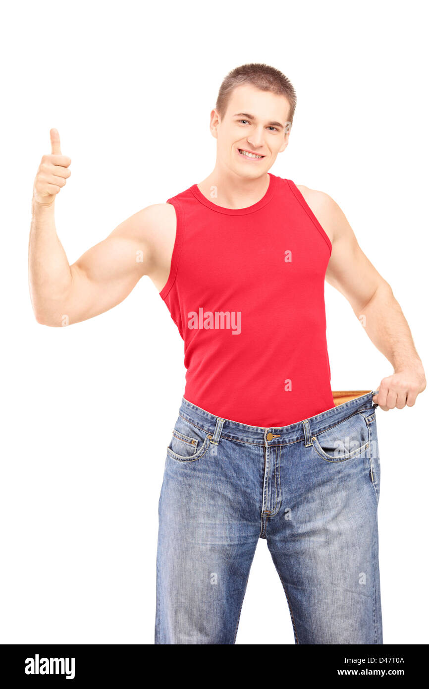Muscular man hand up showing hi-res stock photography and images - Alamy