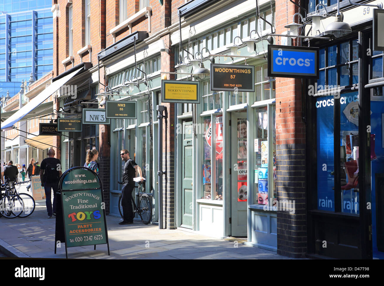 Brushfield street spitalfields london england hi-res stock photography ...