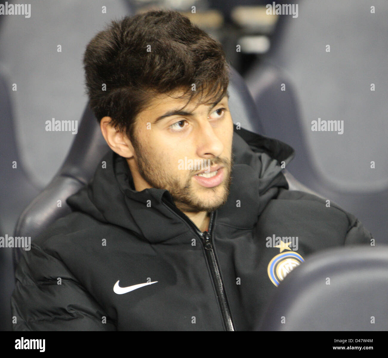 07.03.2013 London, England. Marco Benassi of Inter Milan before the ...