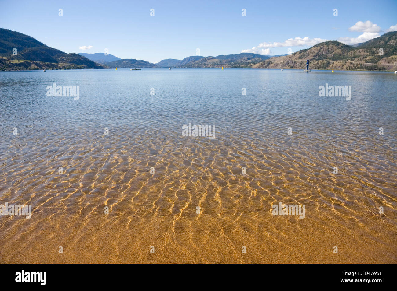 Water edge on sand beach Stock Photo - Alamy