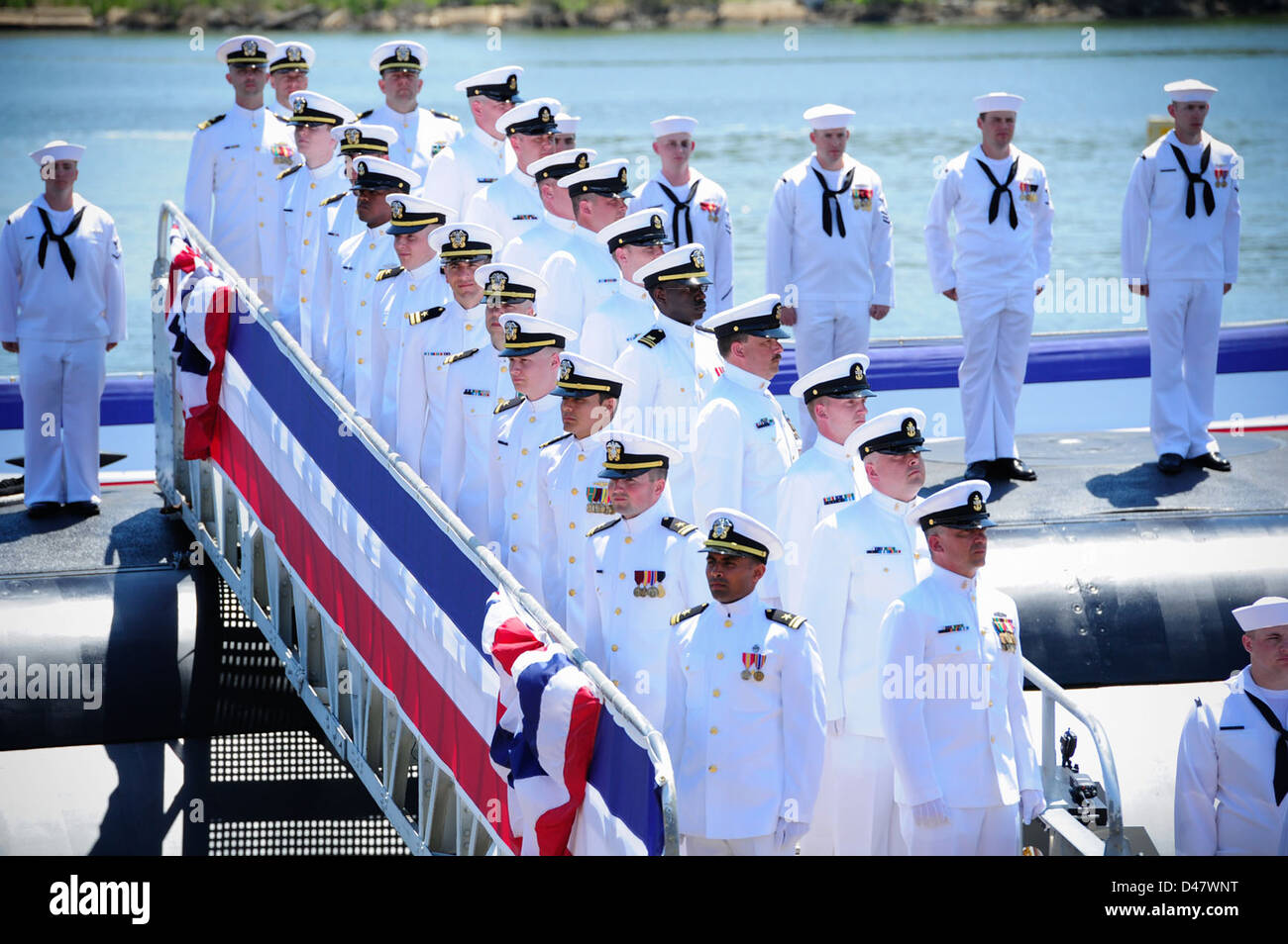 Commissioning ceremony ship hi-res stock photography and images - Alamy