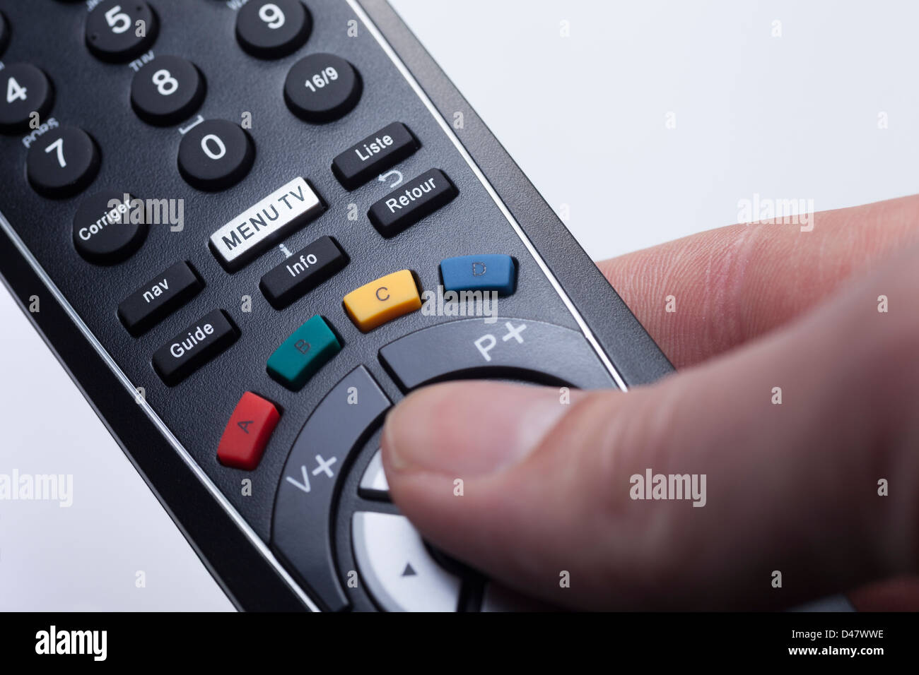 French remote control Stock Photo - Alamy
