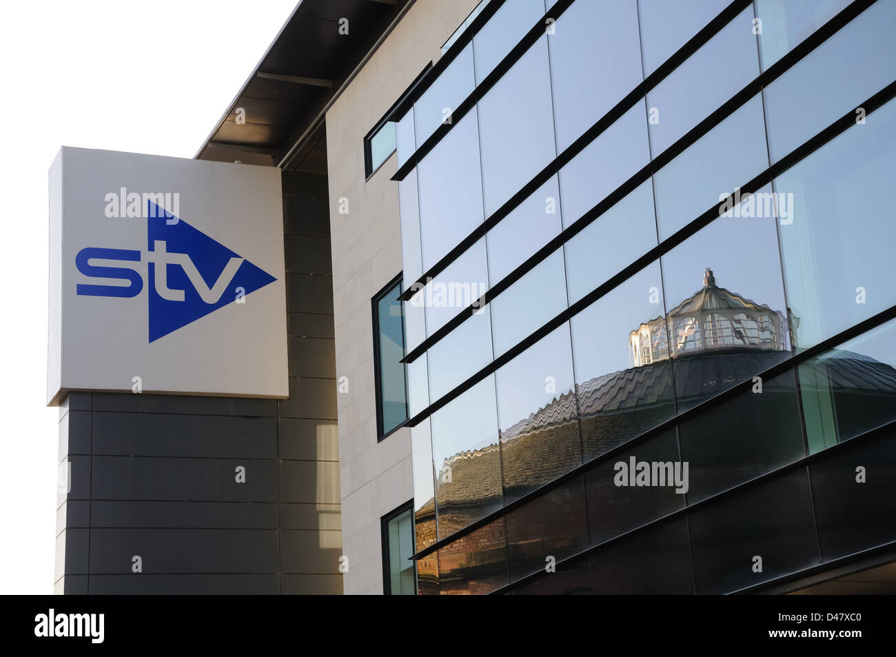 The STV, Scottish television studios in Glasgow, Scotland, UK Stock ...