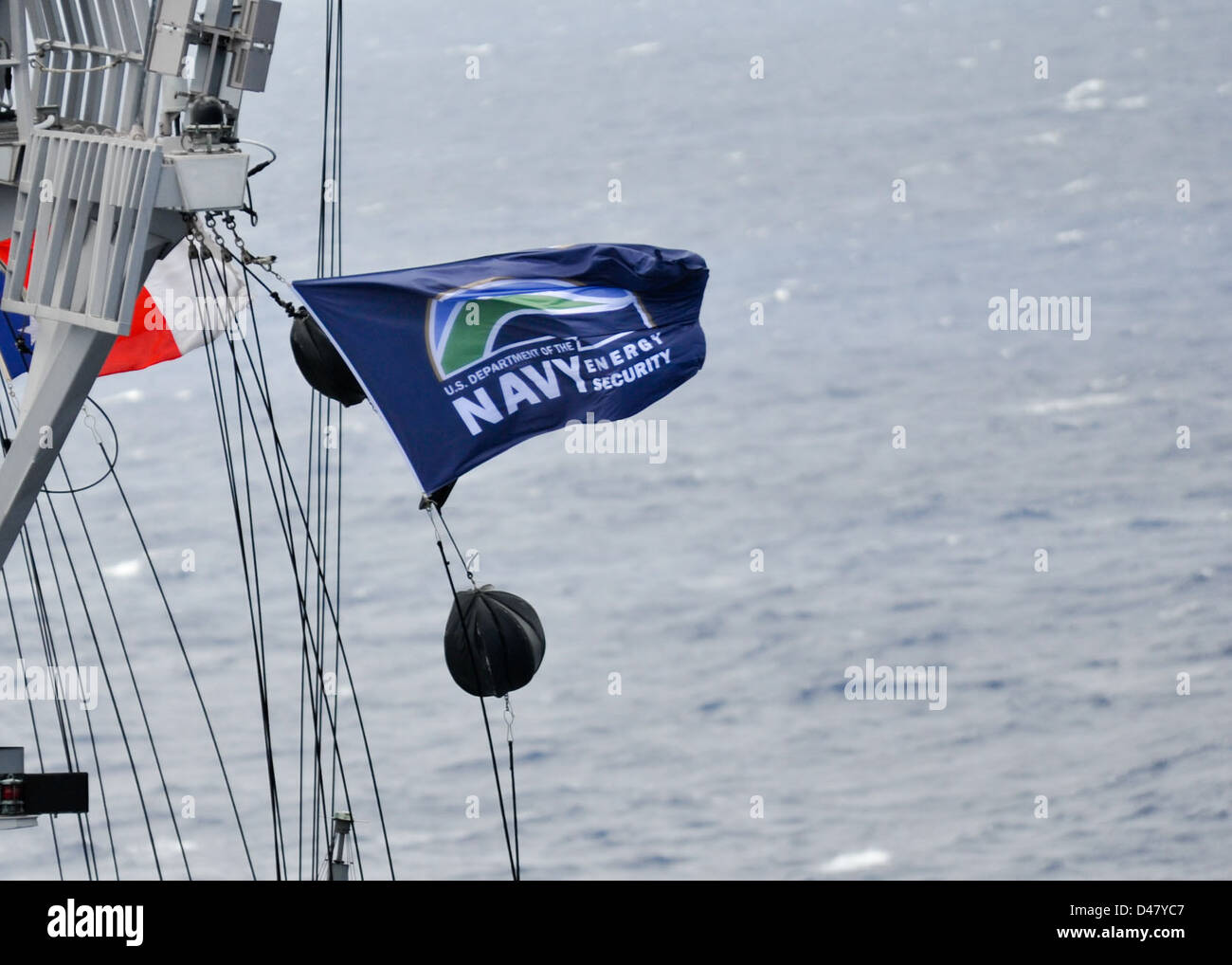 USS Princeton flies the Energy Security flag during RIMPAC 2012 ...