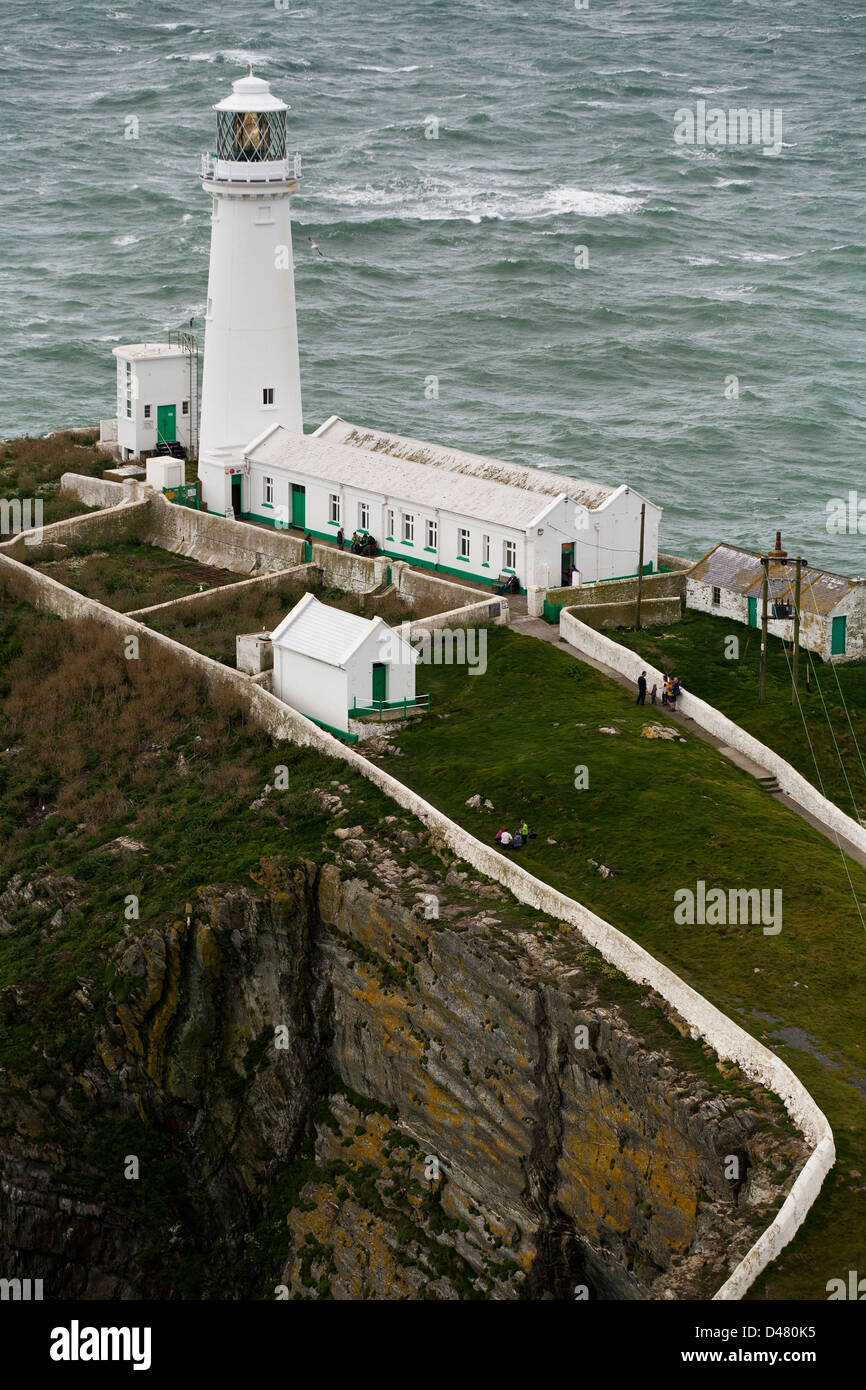 Holyhead south stack lighthouse bridge hi-res stock photography and ...